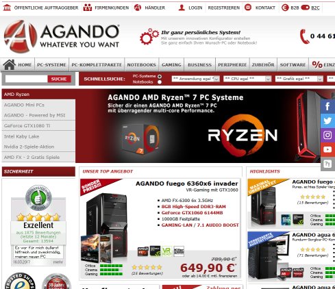AGANDO Shop Source IT • Jever