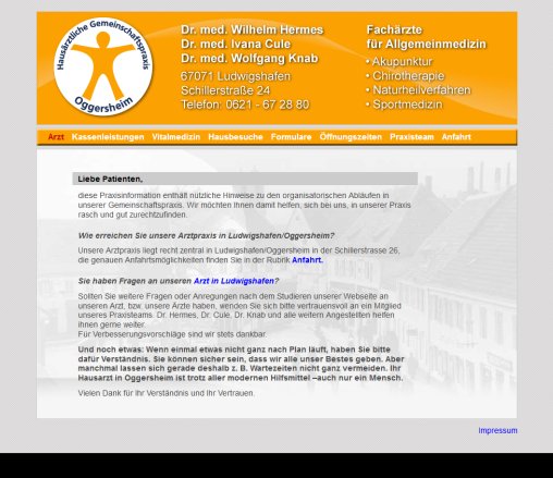 Arztpraxis Ludwigshafen/Oggersheim Arzt Ludwigshafen/Oggersheim Dr.Knab ...