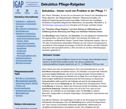 Dekubitus Ratgeber Dekubitus Bremervörde