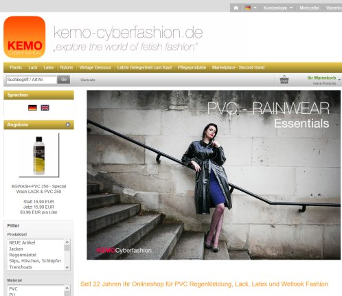 KEMO Cyberfashion Onlineshop für Eur Eching