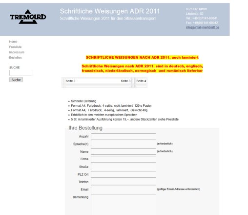 Unfallmerkblätter für den Strassentransport | Weisungen