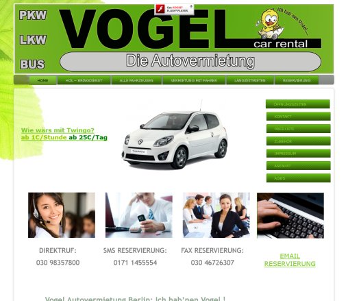 Vogel Car Rental Berlin €stunde Berlin