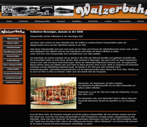 Walzerbahn Fahrgeschäfte auf den Ddr Rostock