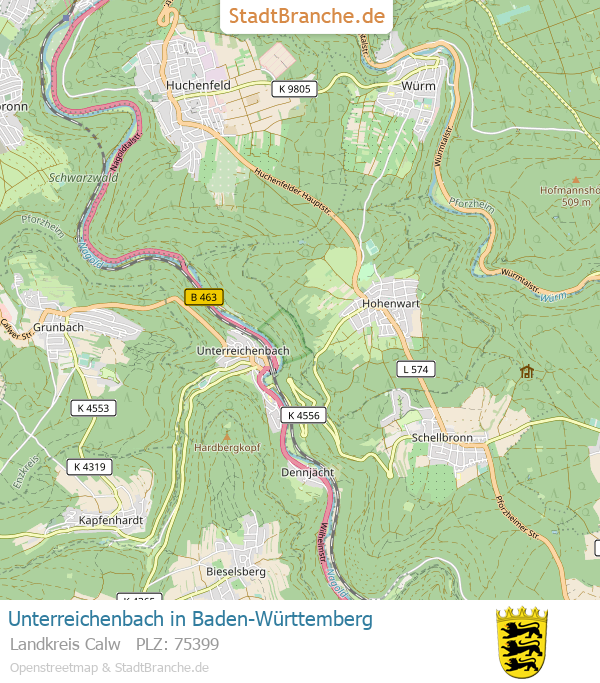 Unterreichenbach Landkreis Calw Baden-Württemberg